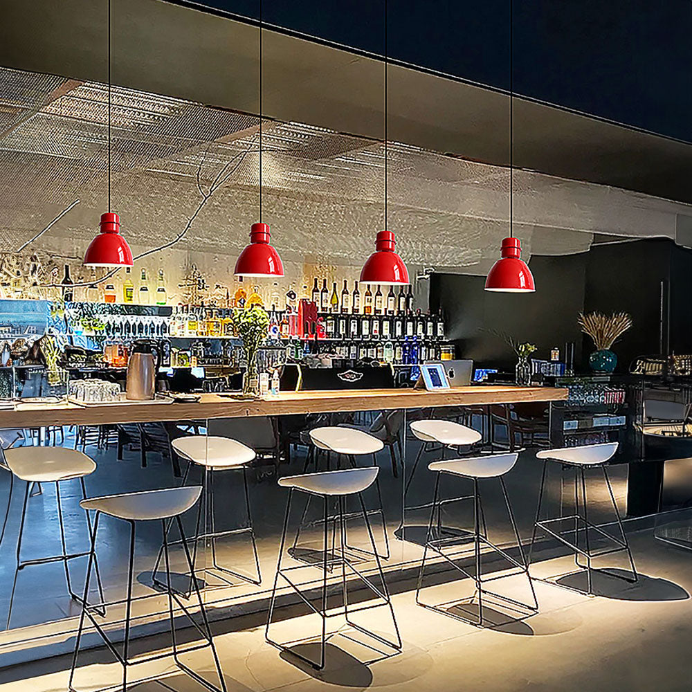 Creative Stained Mini Hat Shape LED Pendant Light