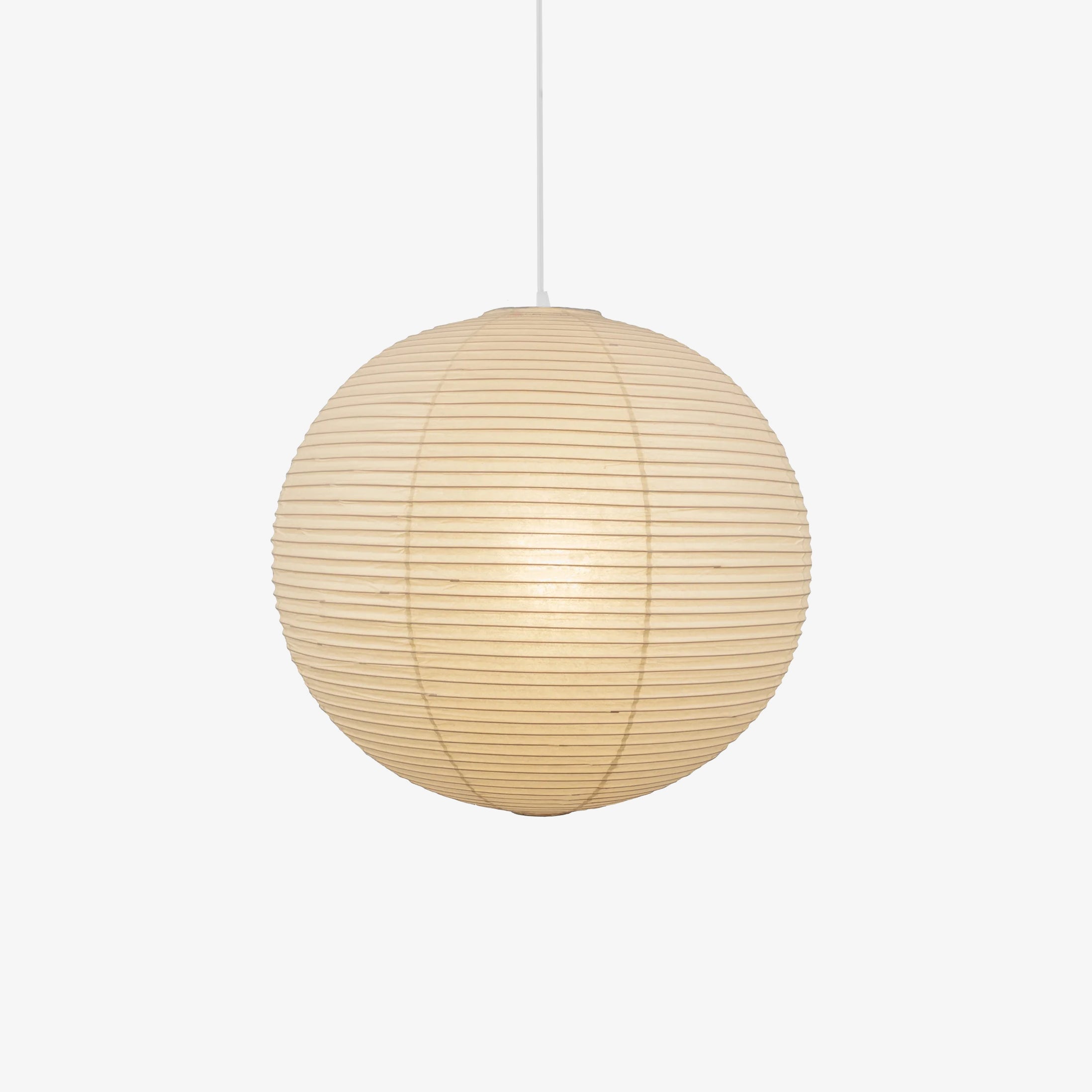 Paper Lantern Pendant Light Large UFO Pendant Shade In Taupe Silk With