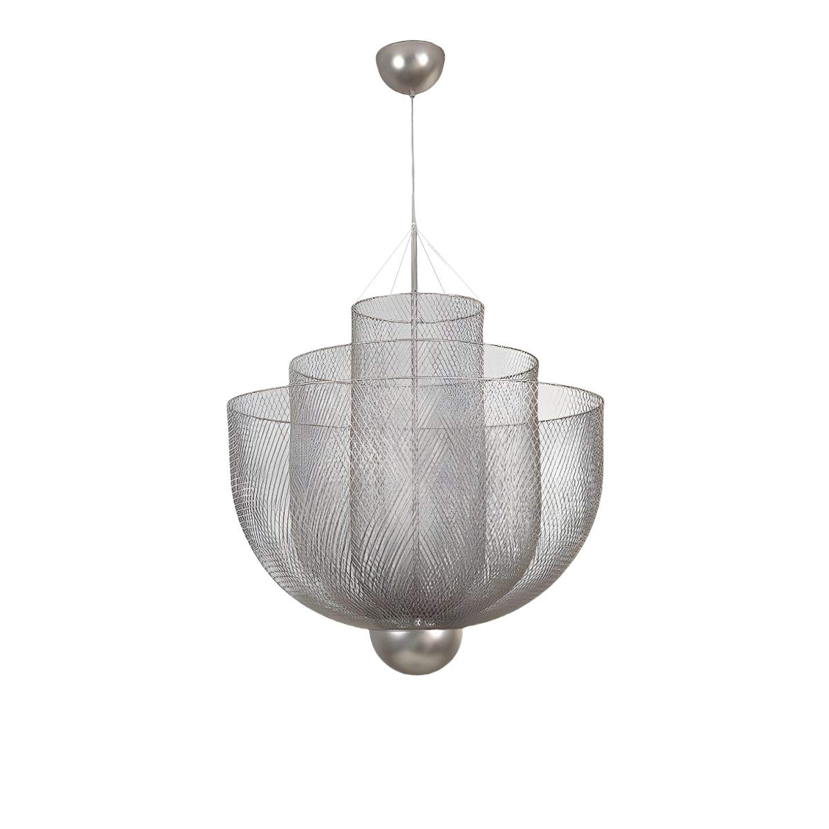 Luxury Metal Grid Pendant Light